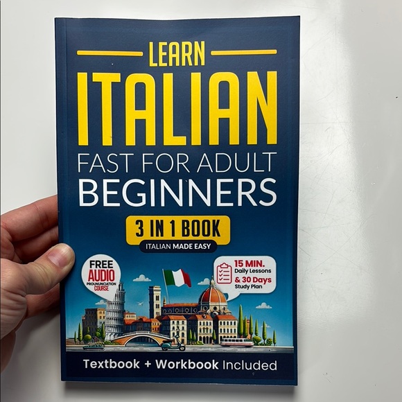 Other | Learn Italian Fast For Adult Beginners 3in1 Workbook | Poshmark